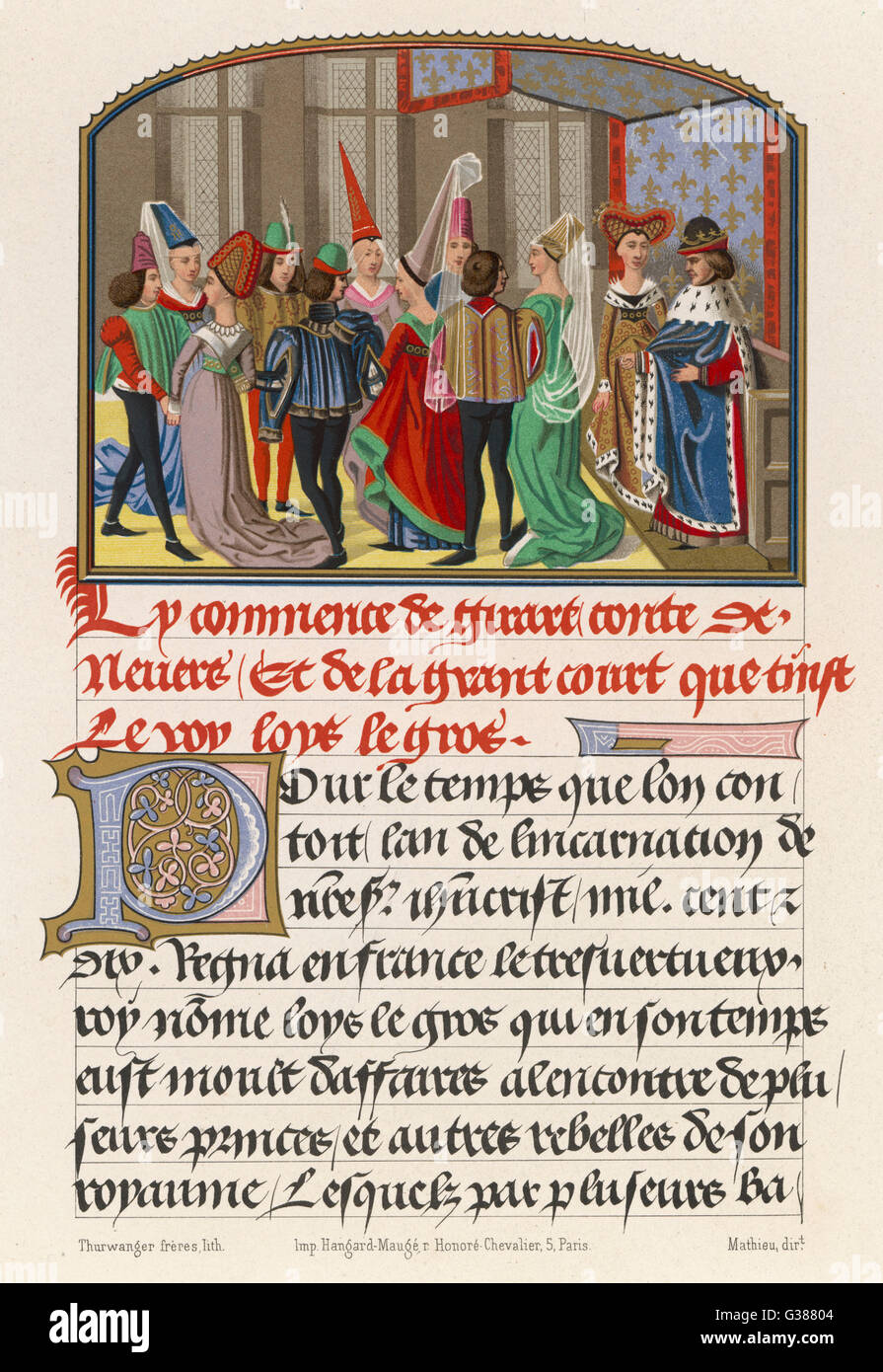 King court france hi-res stock photography and images - Alamy