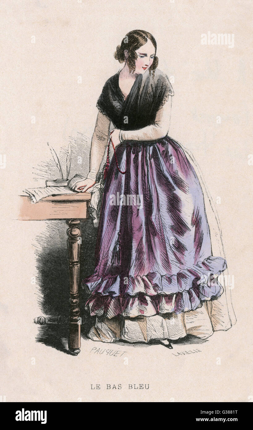 The blue stockings hi-res stock photography and images - Alamy