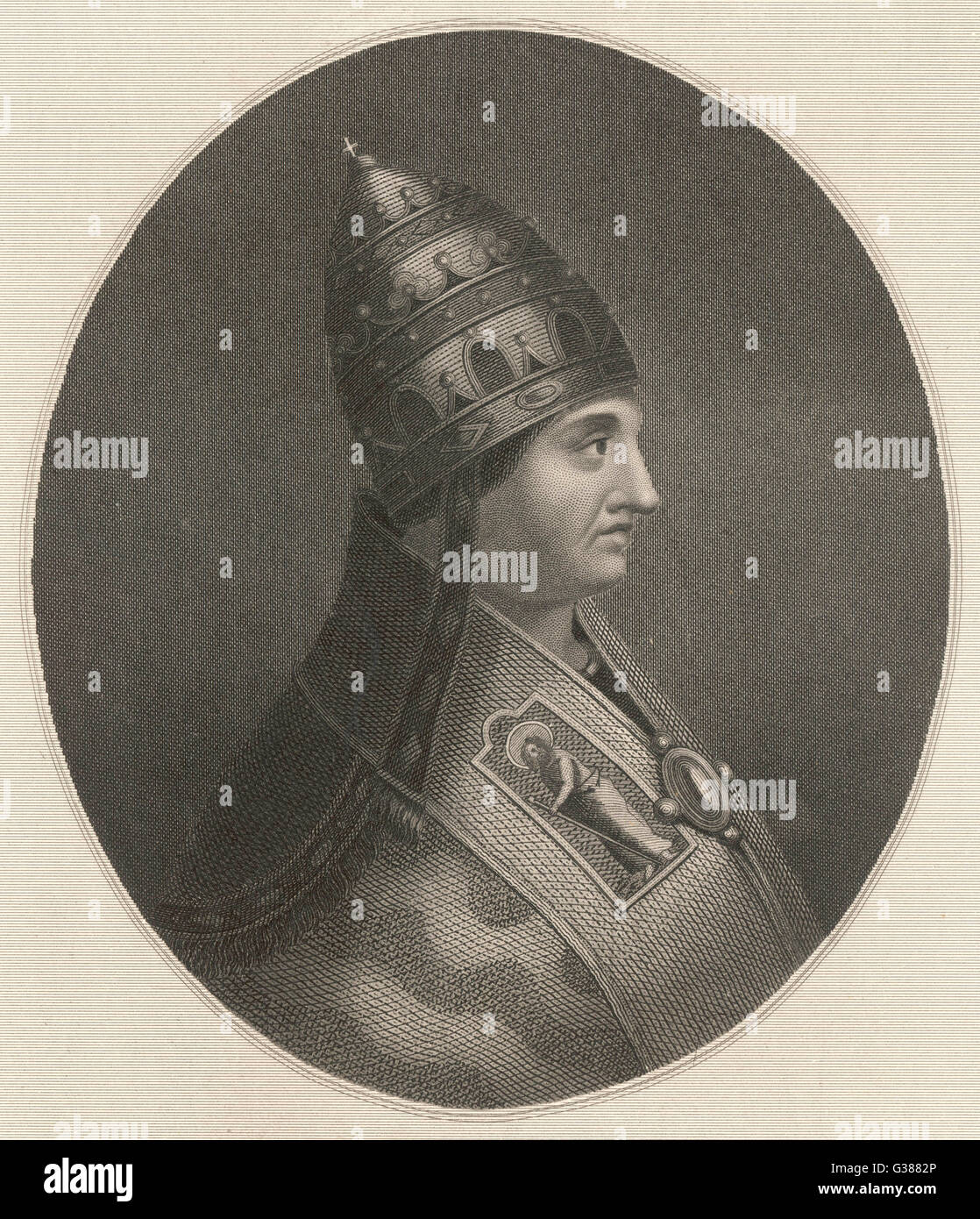 POPE BONIFACIUS VIII Stock Photo - Alamy