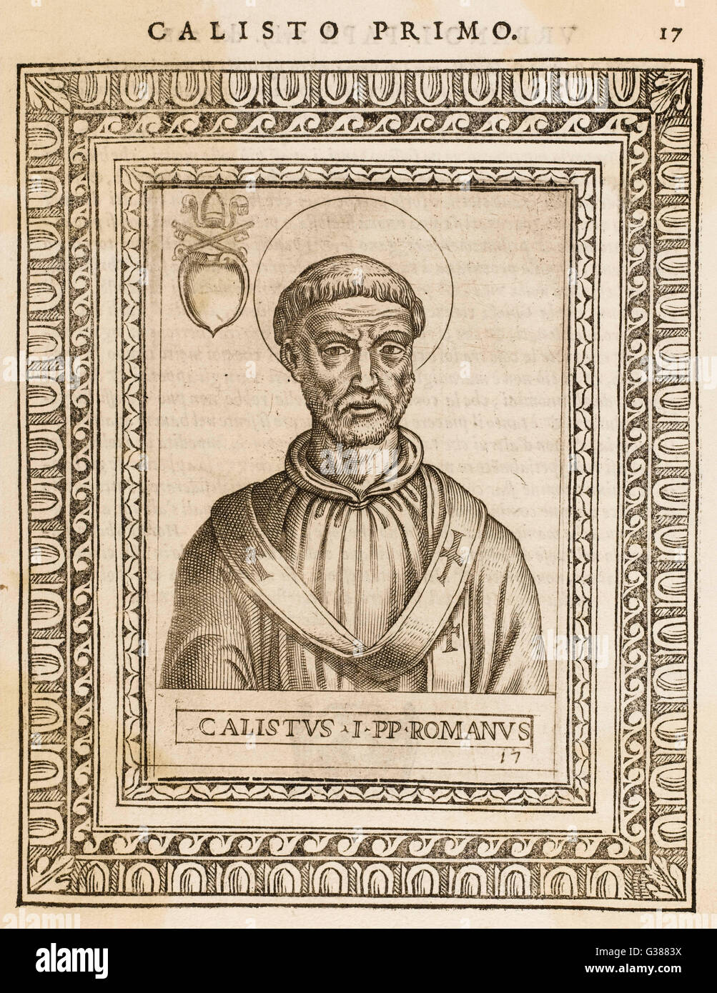 Saint callistus i hi-res stock photography and images - Alamy
