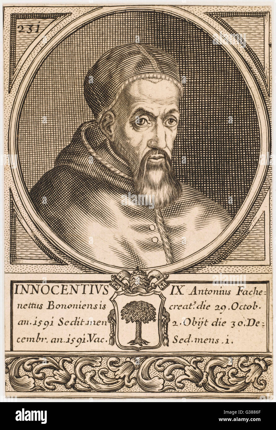 Innocent ix hi-res stock photography and images - Alamy