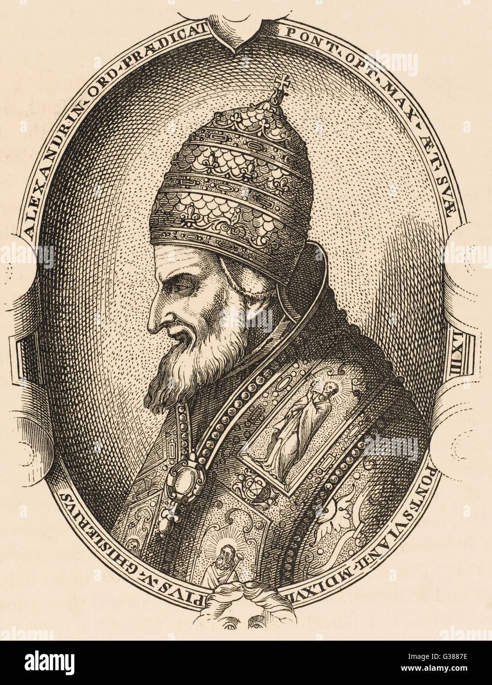 POPE PIUS V Stock Photo - Alamy