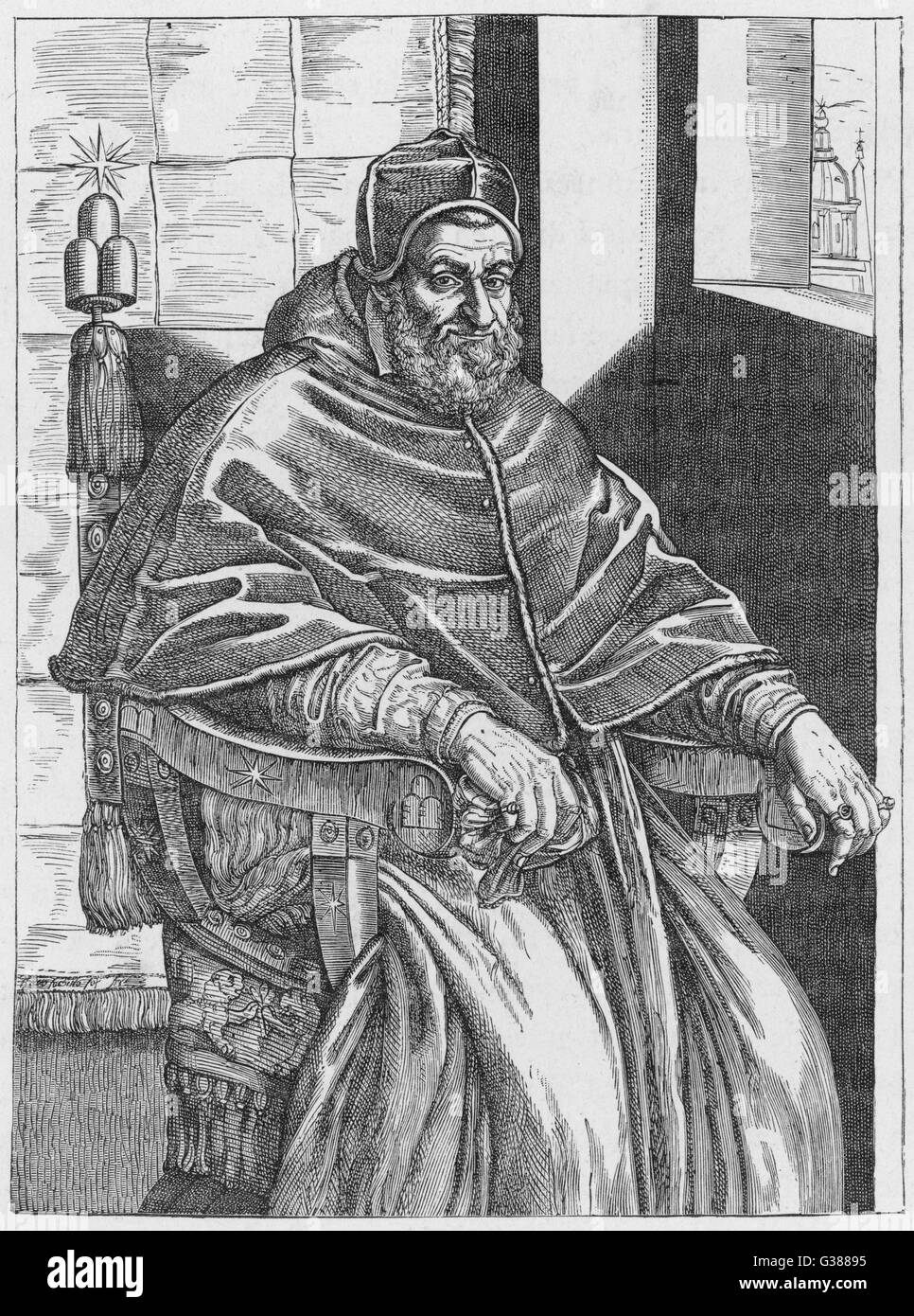 Pope Sixtus Black and White Stock Photos & Images - Alamy