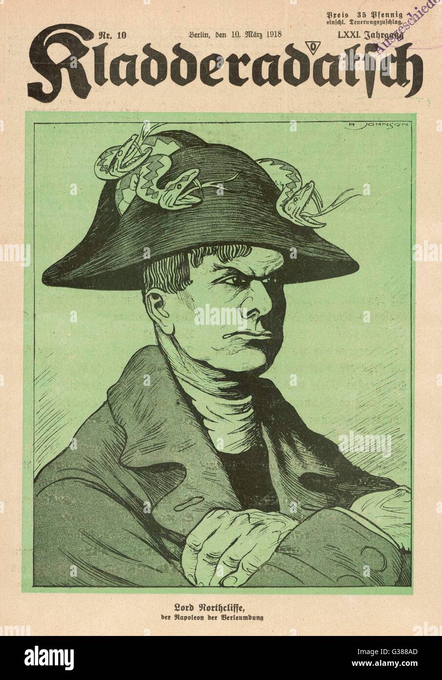 Lord northcliffe newspaper hi-res stock photography and images - Alamy