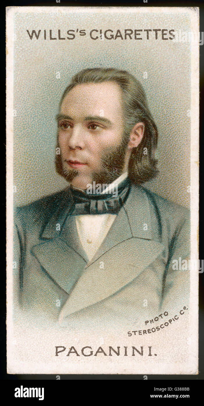 Paganini hi-res stock photography and images - Alamy