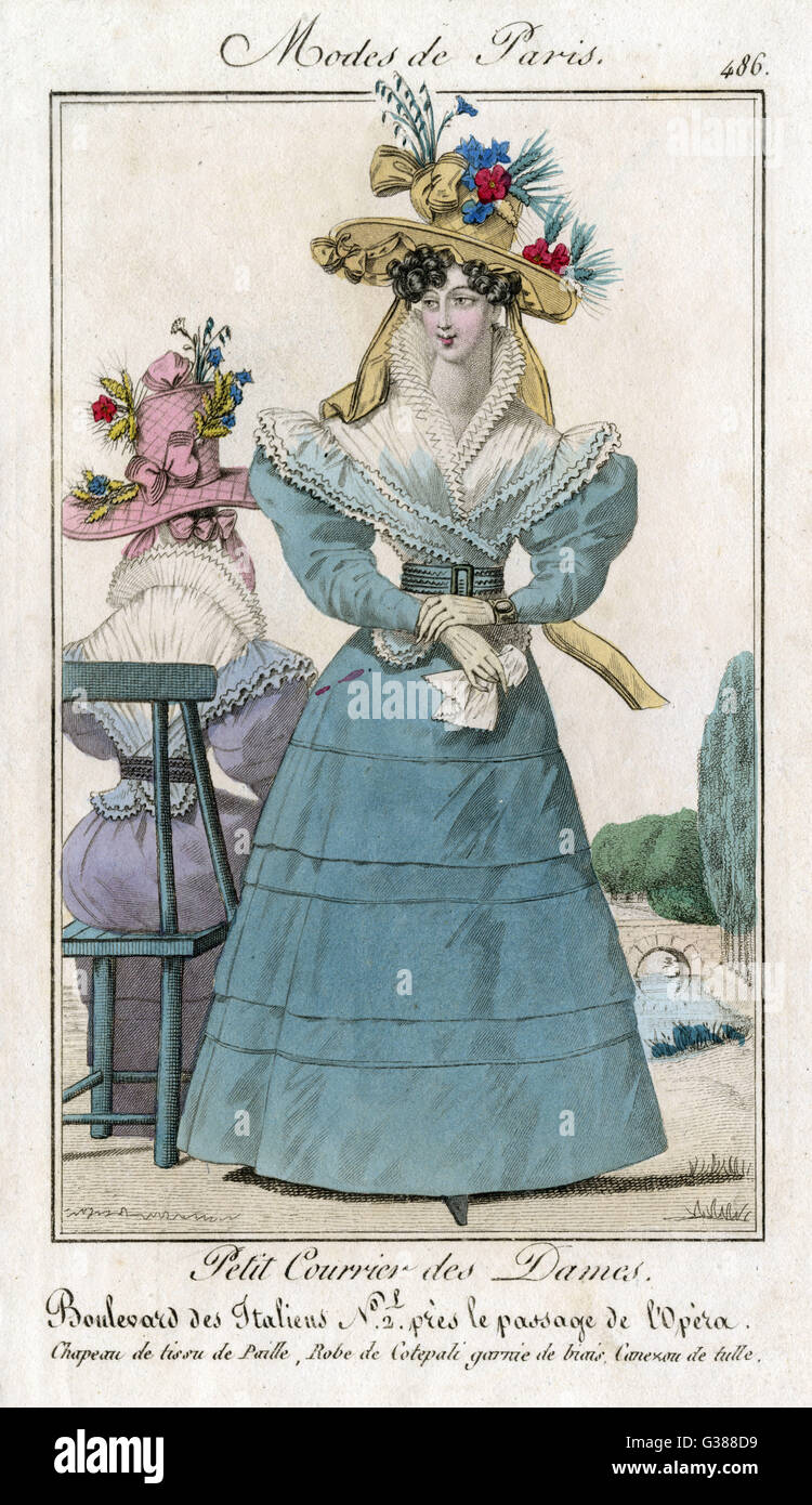 1820s costume hi-res stock photography and images - Alamy