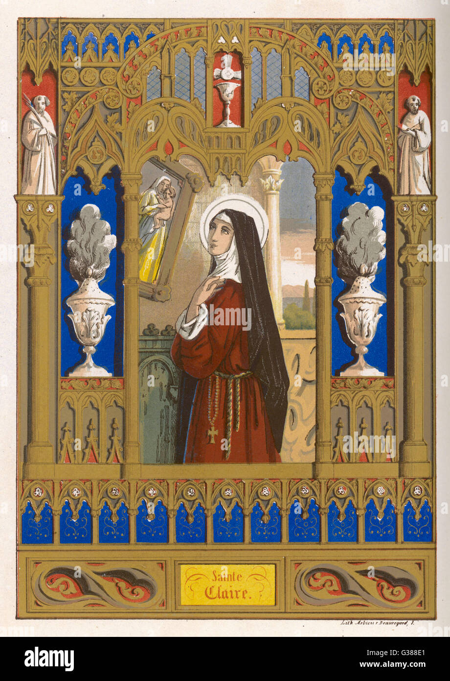 CLARE OF ASSISI Stock Photo - Alamy