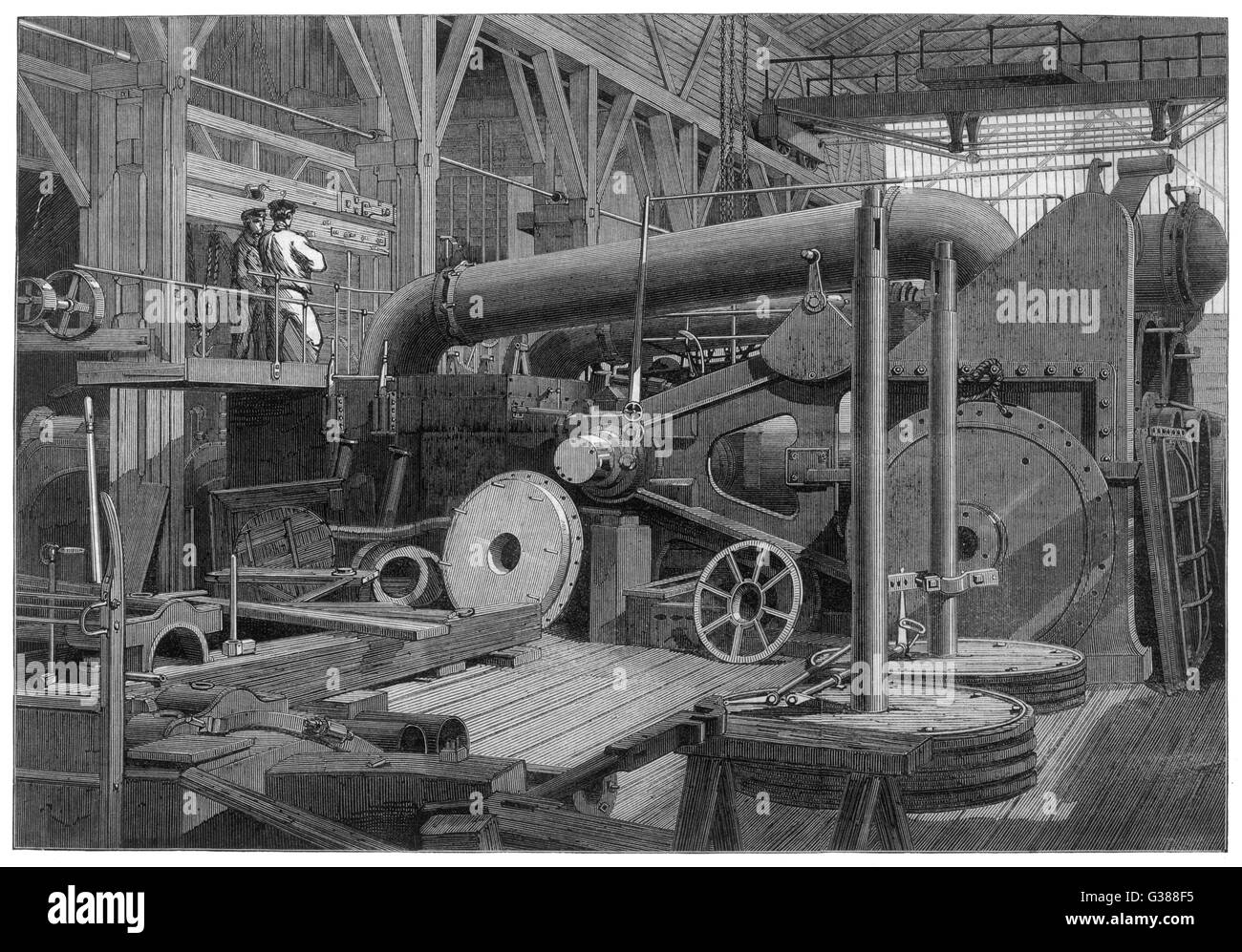 Steam engine factory Black and White Stock Photos & Images - Alamy