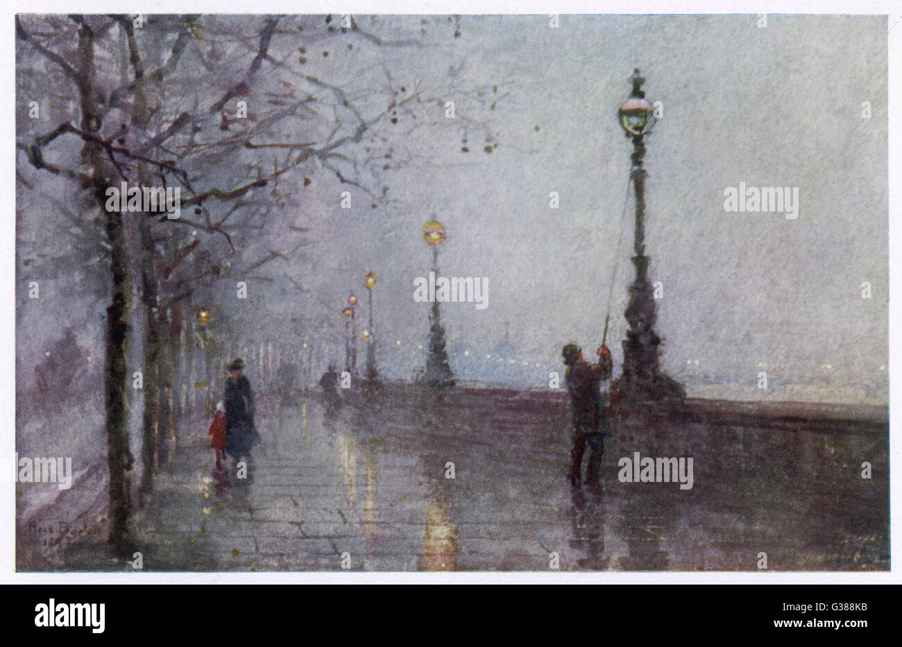 Lamplighter hi-res stock photography and images - Alamy