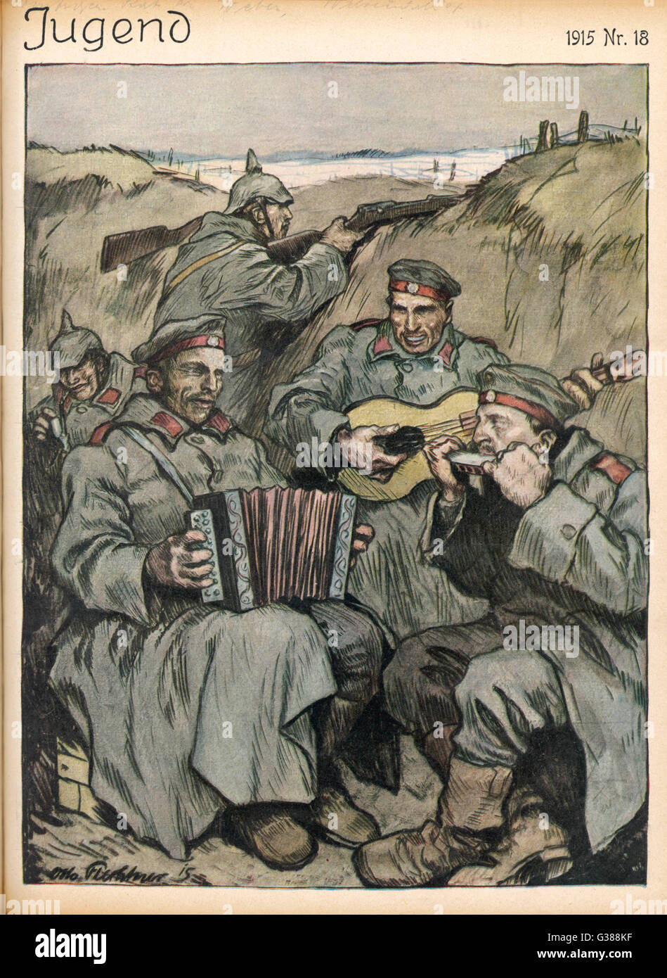 German music ww1 hi-res stock photography and images - Alamy
