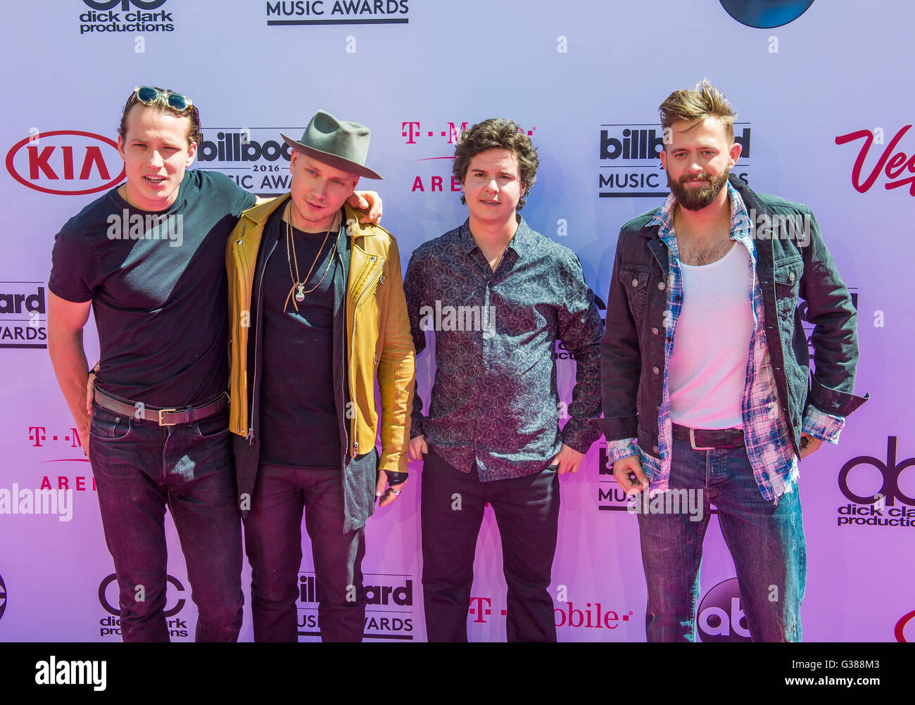 Magnus Larsson, Mark Falgren, Lukas Graham and Kasper Daugaard of the ...