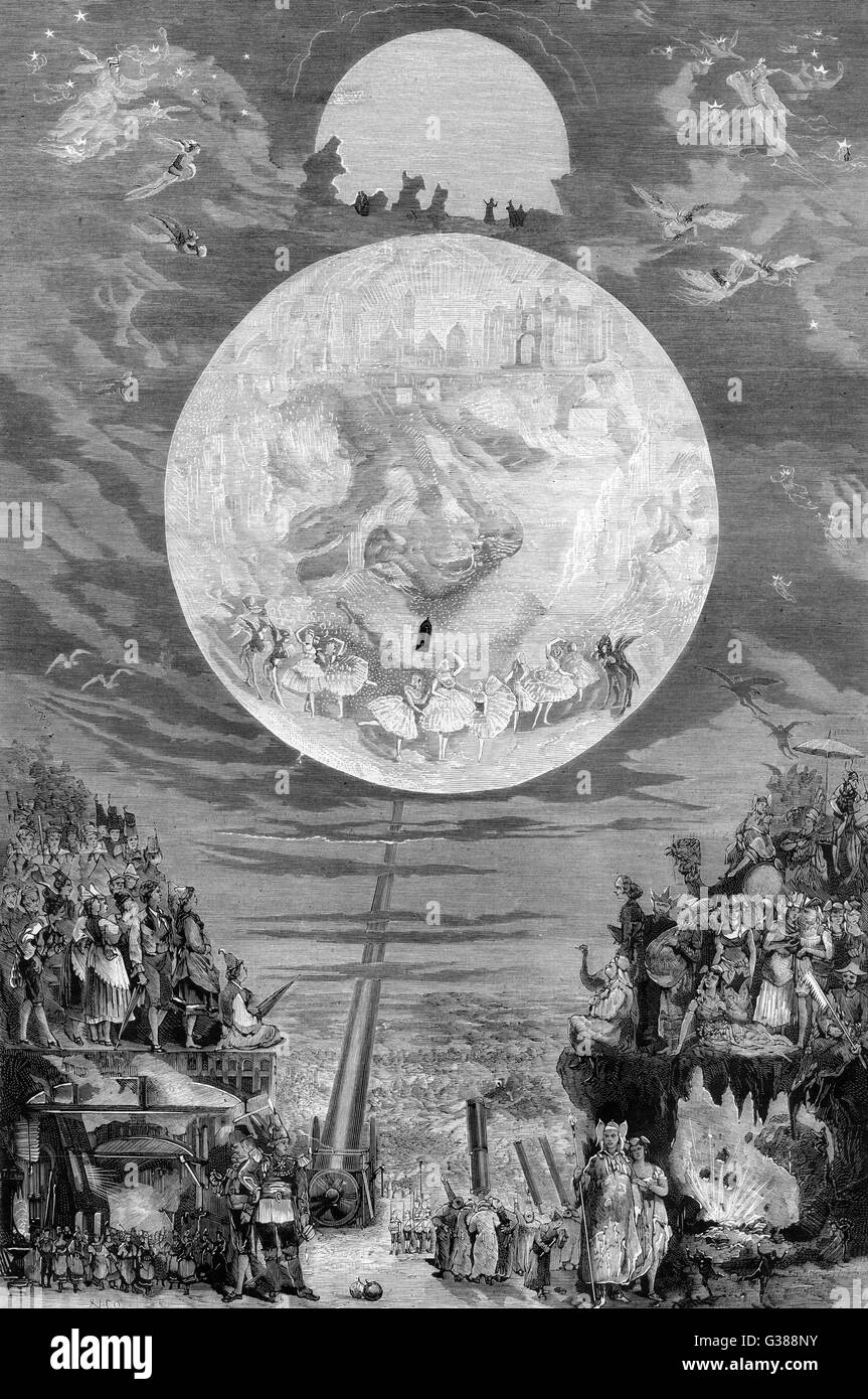 La to the moon Black and White Stock Photos & Images - Alamy