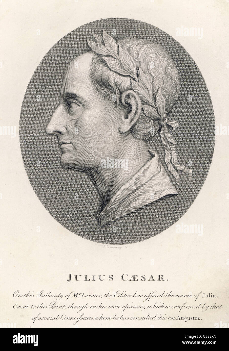 GAIUS JULIUS CAESAR Roman Emperor Date: 100 - 44 BC Stock Photo - Alamy