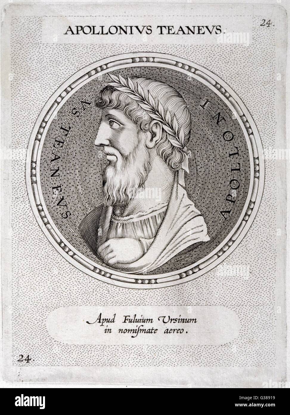 APOLLONIUS OF TYANA Stock Photo - Alamy