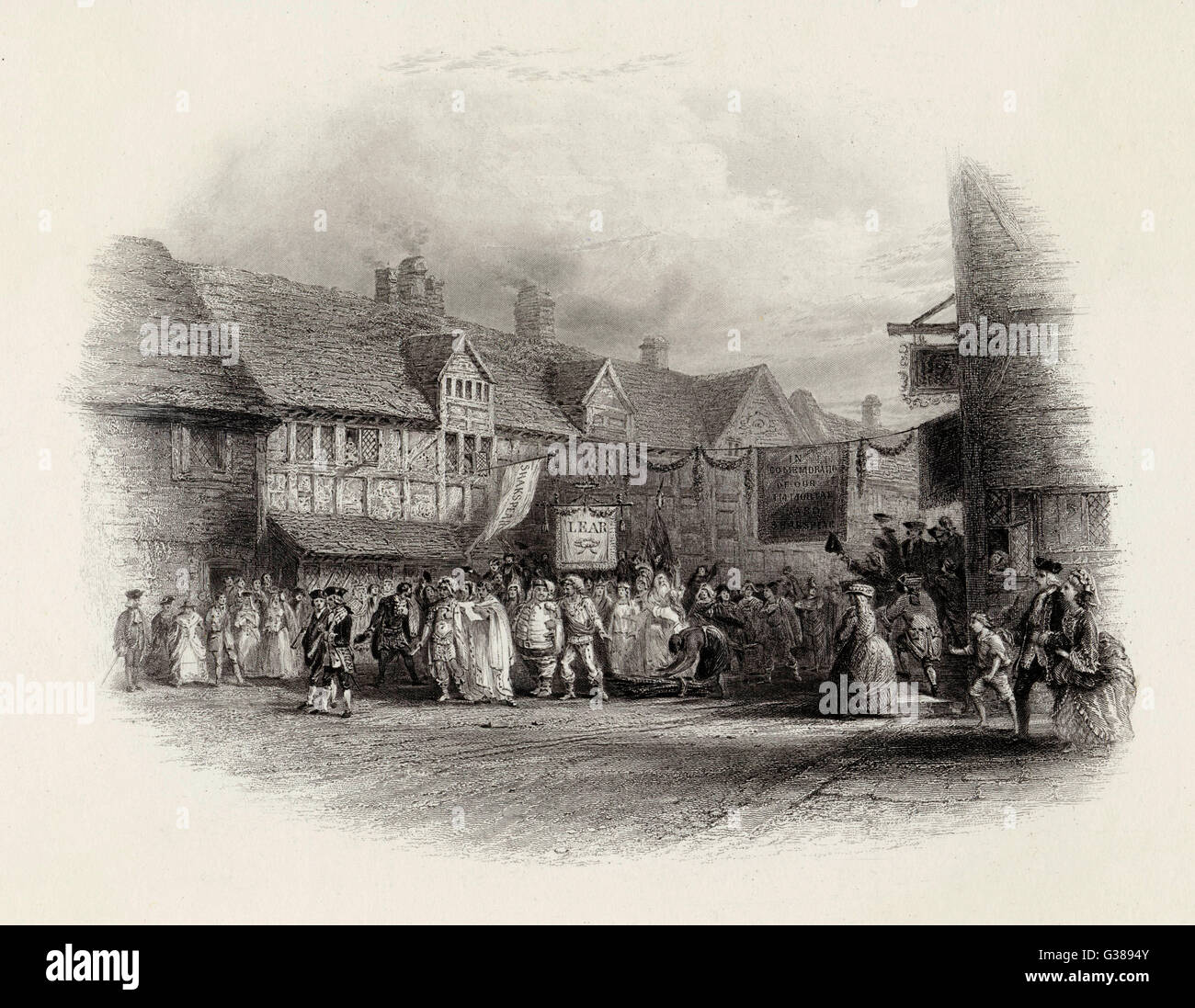 Shakespeare - Jubilee - 1769 Stock Photo - Alamy