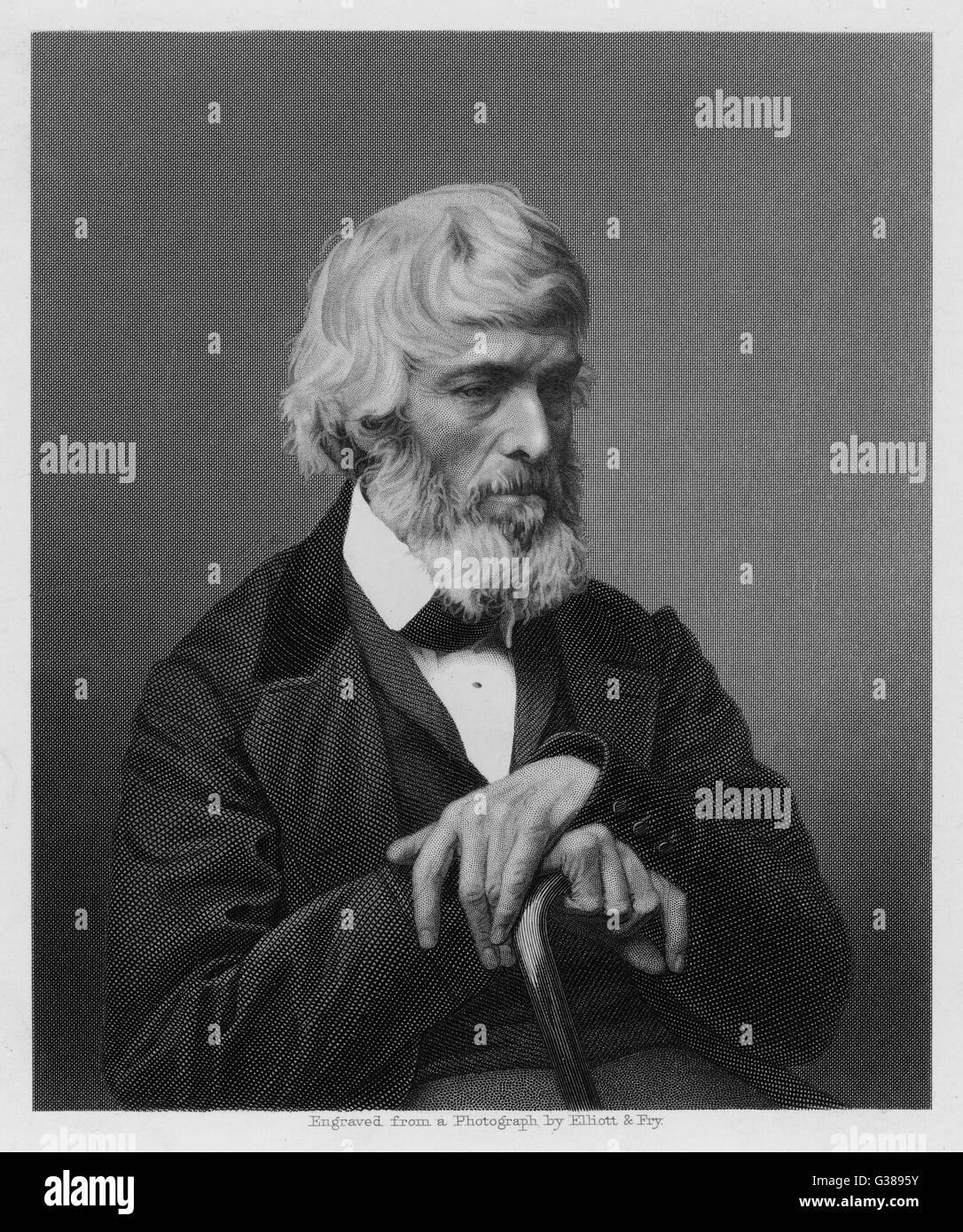 Thomas carlyle Black and White Stock Photos & Images - Alamy