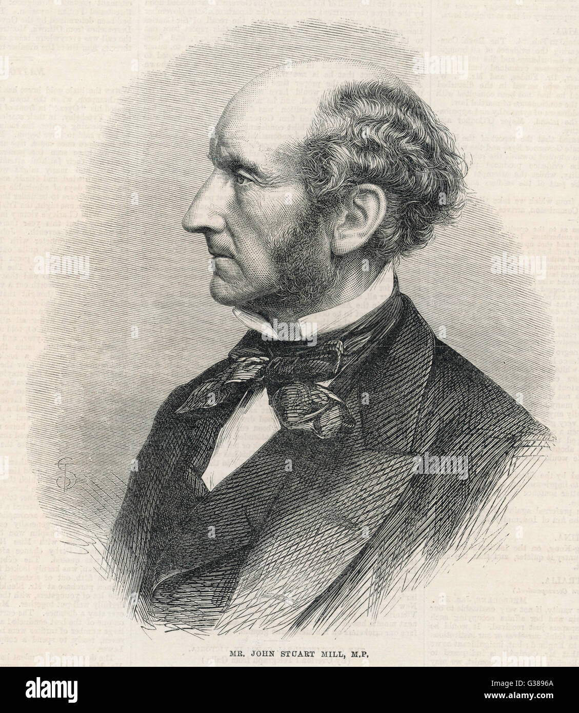 John stuart mill philosopher date hi-res stock photography and images ...