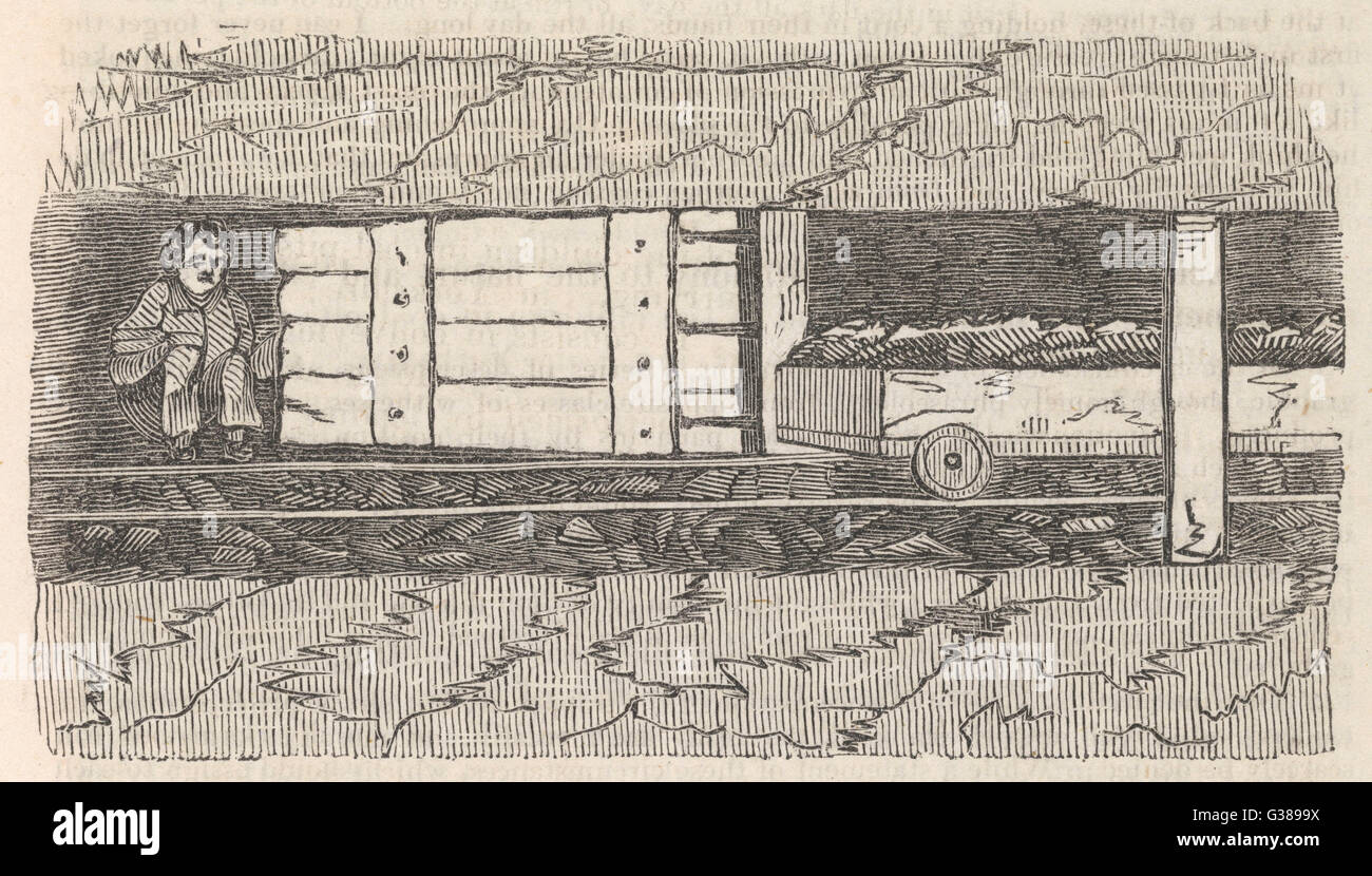 A TRAPPER BOY opens & closes doors in the galleries : 'Everything shows ...