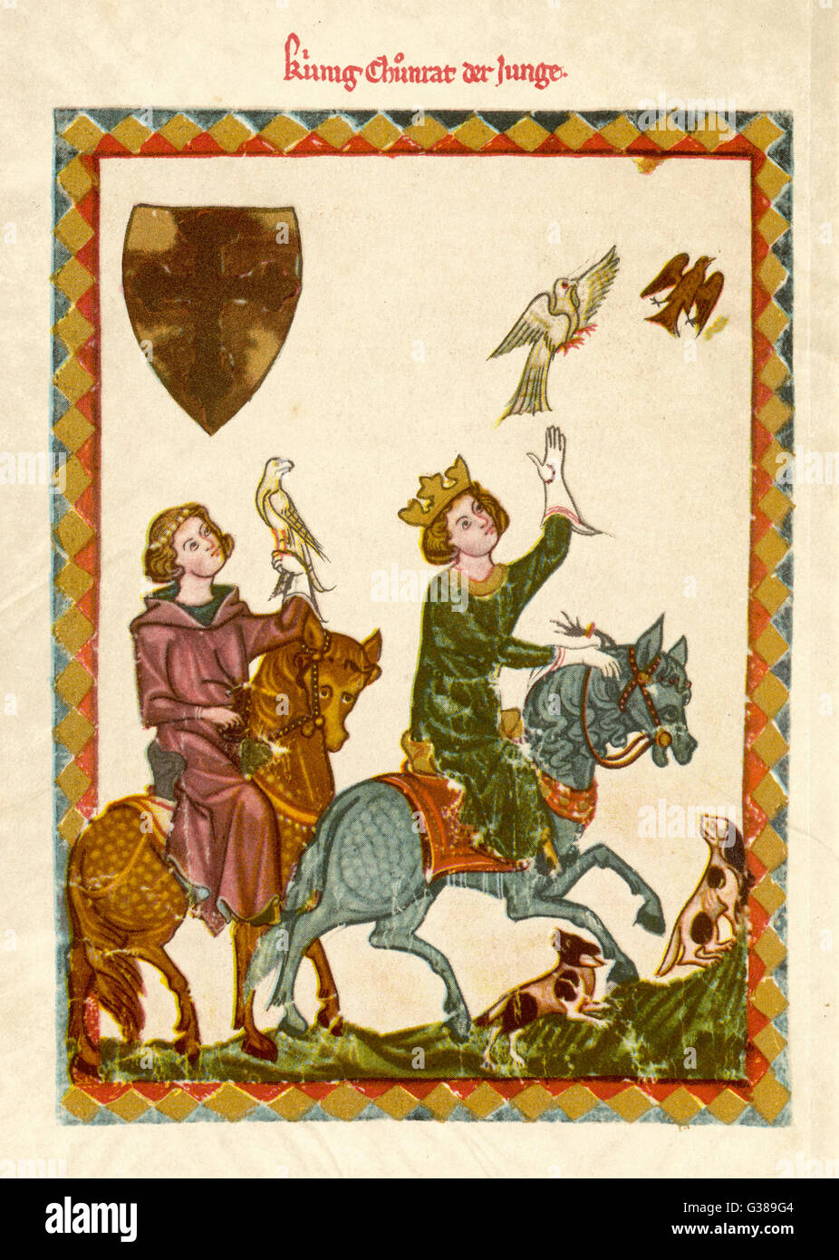 13TH CENT HAWKING Stock Photo - Alamy