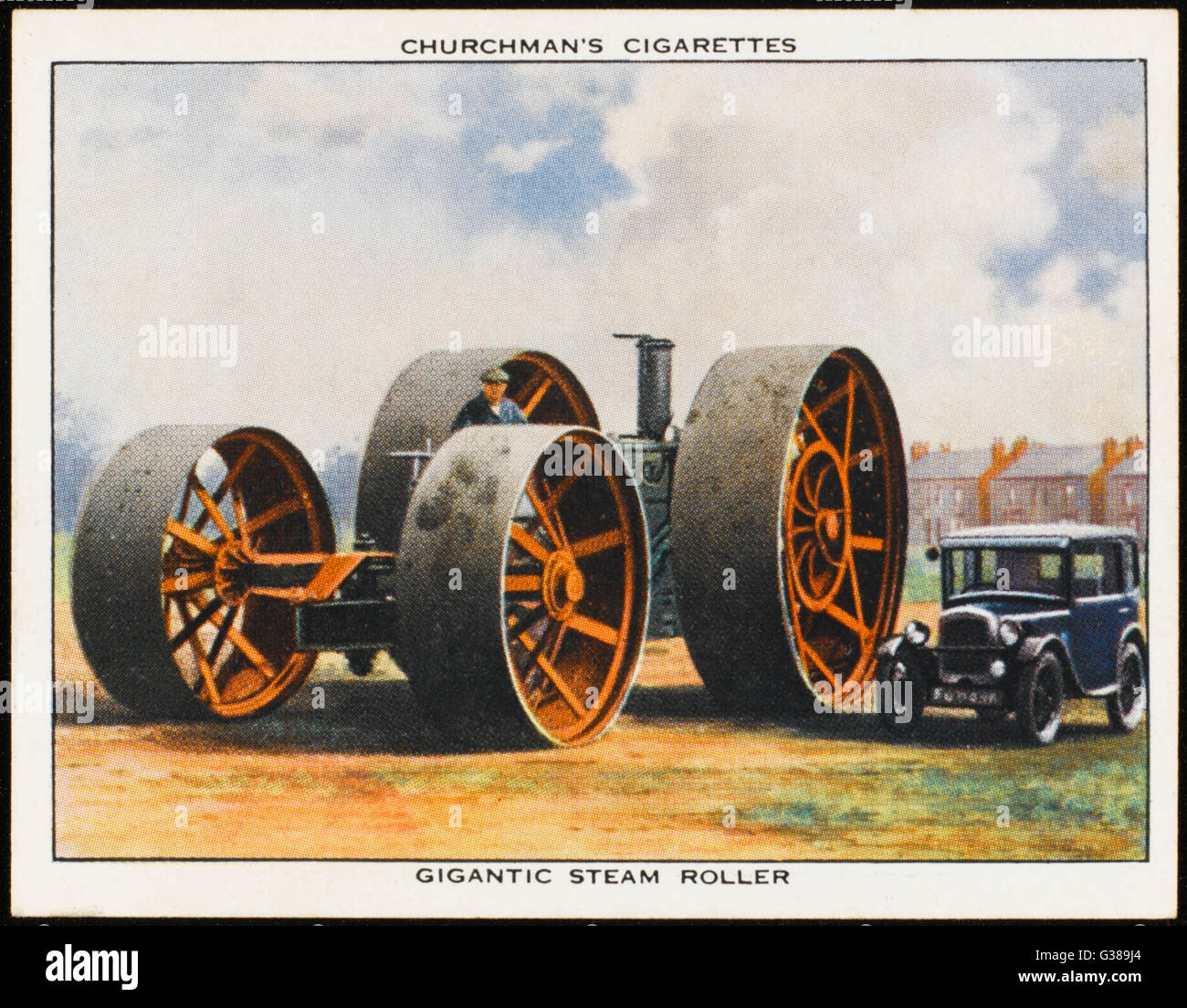 GIGANTIC STEAM ROLLER Stock Photo - Alamy