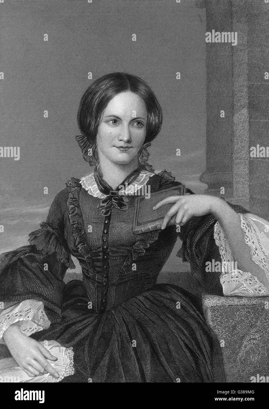 CHARLOTTE BRONTE British author Date: 1816 - 1855 Stock Photo - Alamy