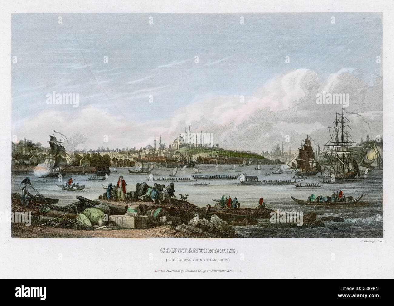 General view the harbour constantinople hi-res stock photography and ...