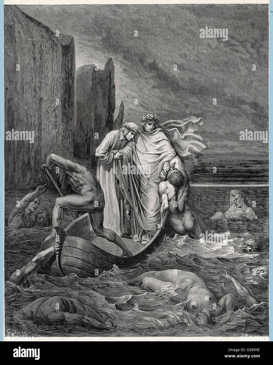 Dante crossing hi-res stock photography and images - Alamy