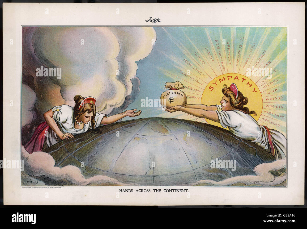 SF EARTHQUAKE CARTOON 2 Stock Photo - Alamy