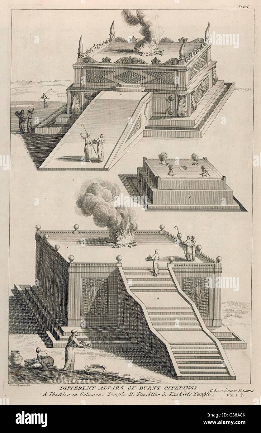 Solomons temple altar hi-res stock photography and images - Alamy