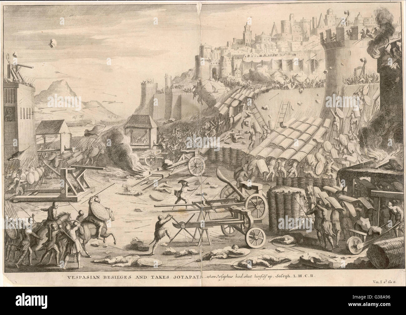 BATTLE SCENE 67 AD Stock Photo - Alamy