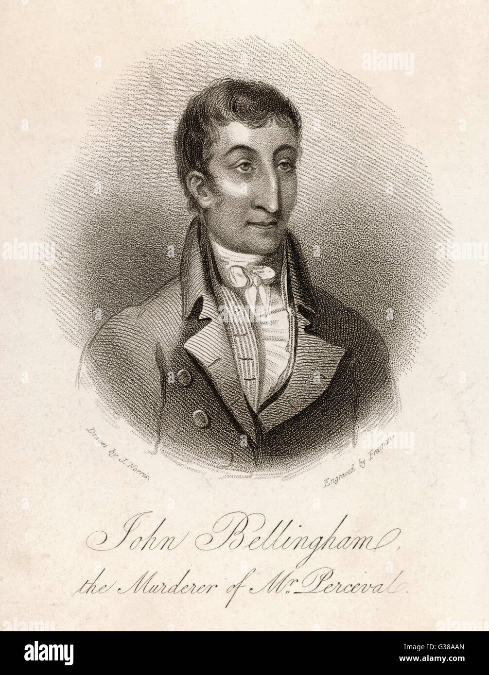 John Bellingham - Spencer Perceval's killer Date: 1812 Stock Photo - Alamy