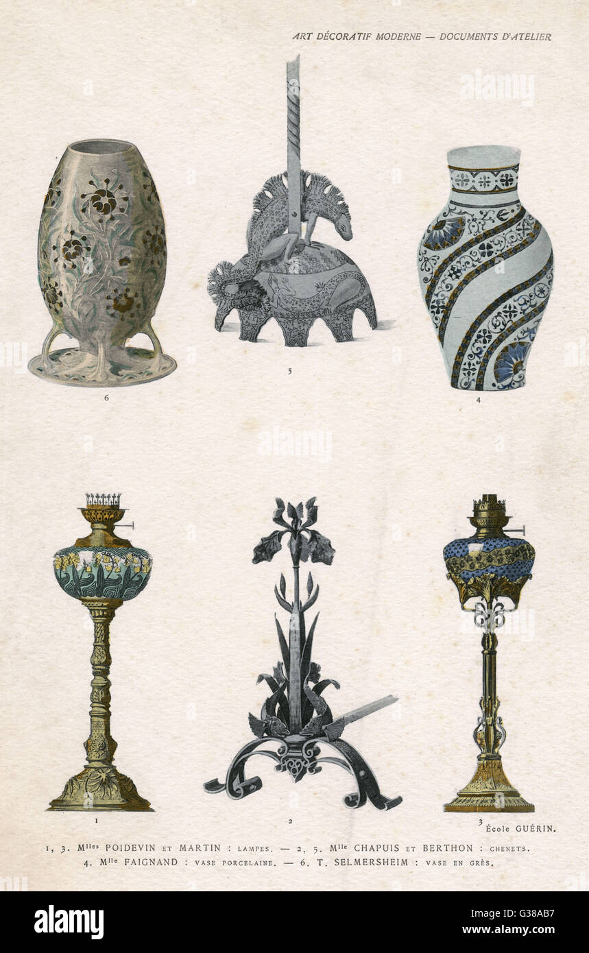 Two elegant designs for oil lamps hi-res stock photography and images ...
