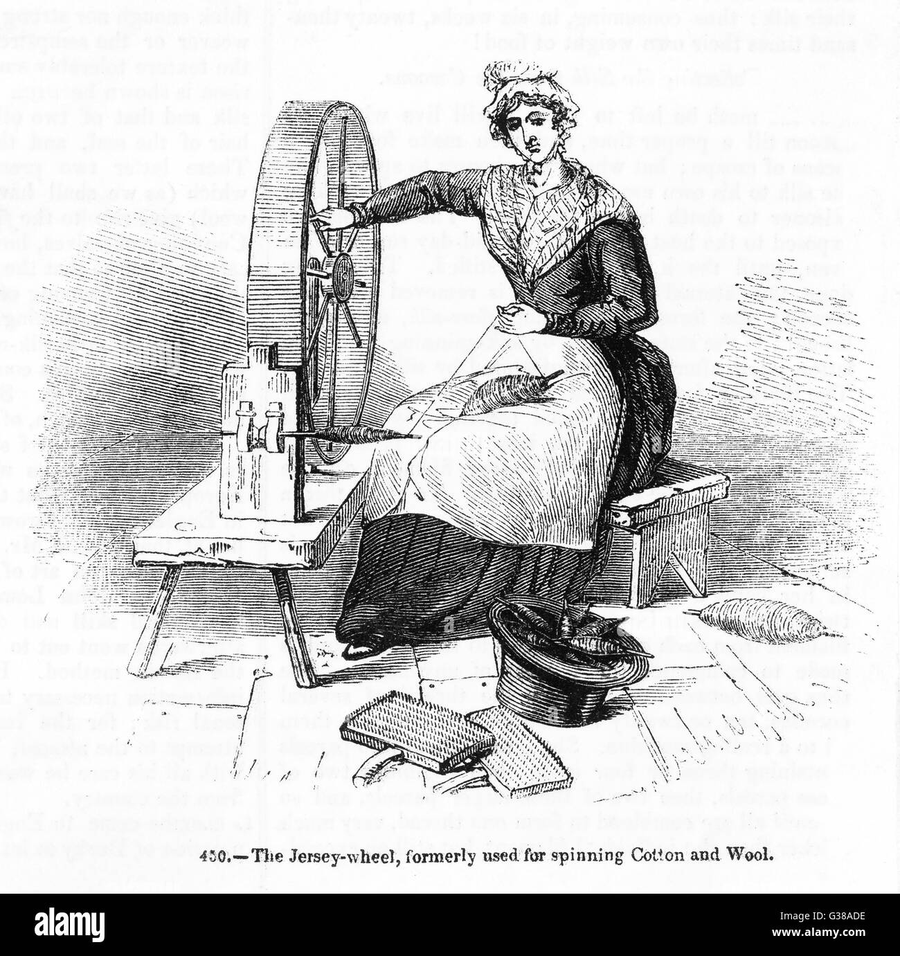 Spinning wheel Black and White Stock Photos & Images - Alamy