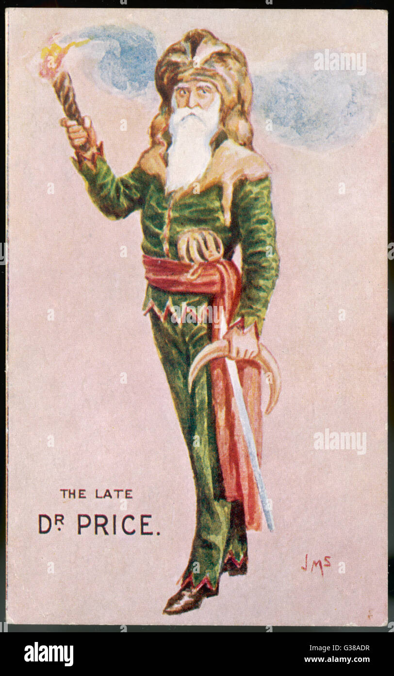 WILLIAM PRICE Welsh eccentric and druid Date: 1804? - 1893 Stock Photo ...