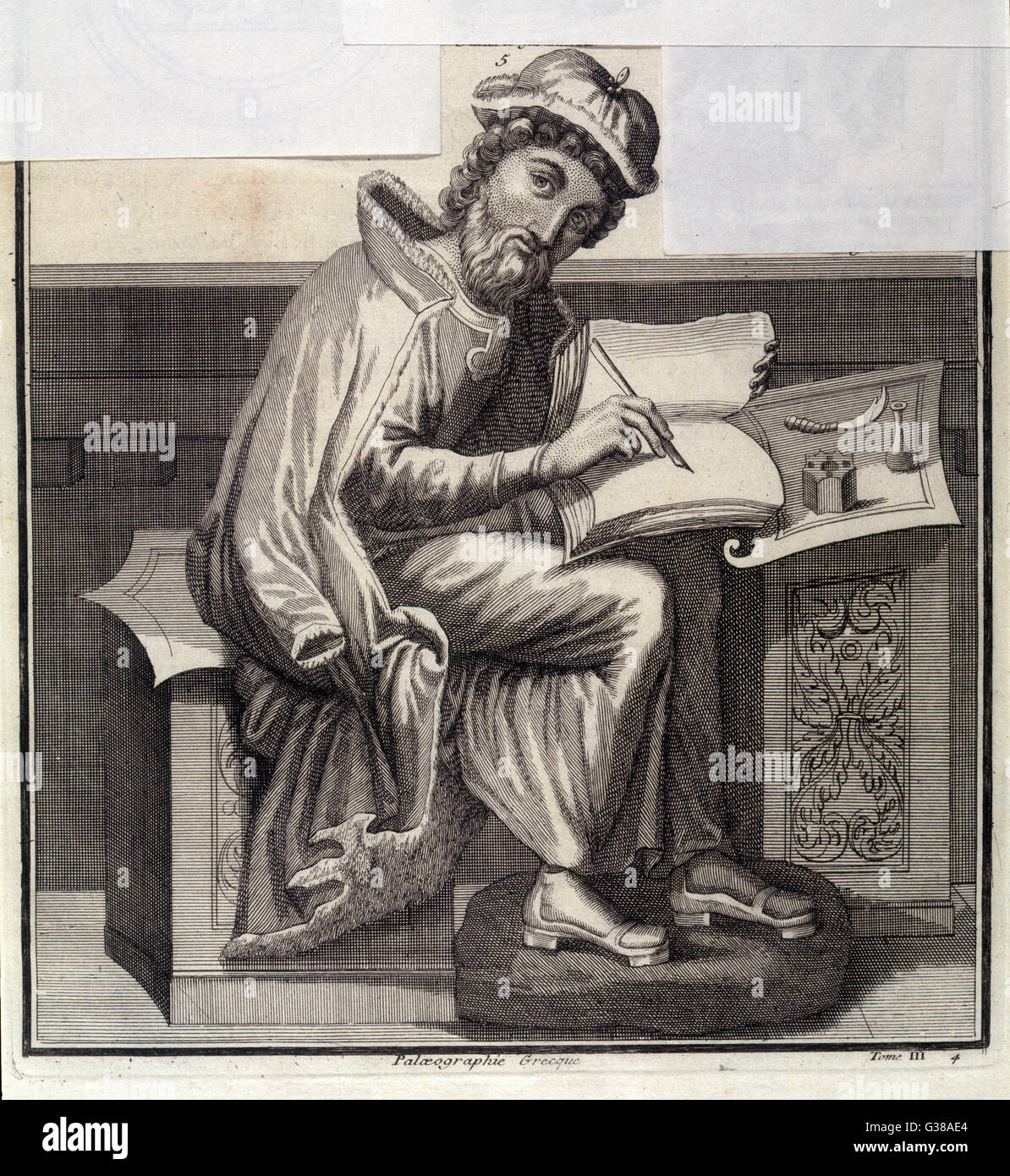 GREEK PHILOSOPHER WRITES Stock Photo - Alamy