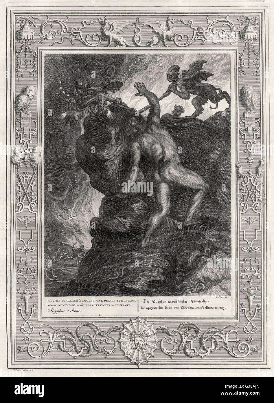 Sisyphus and His Stone Stock Photo - Alamy