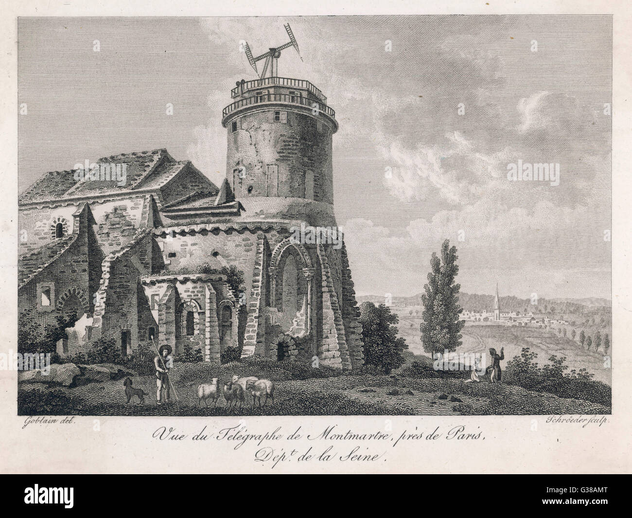 Claude chappe telegraph hi-res stock photography and images - Alamy