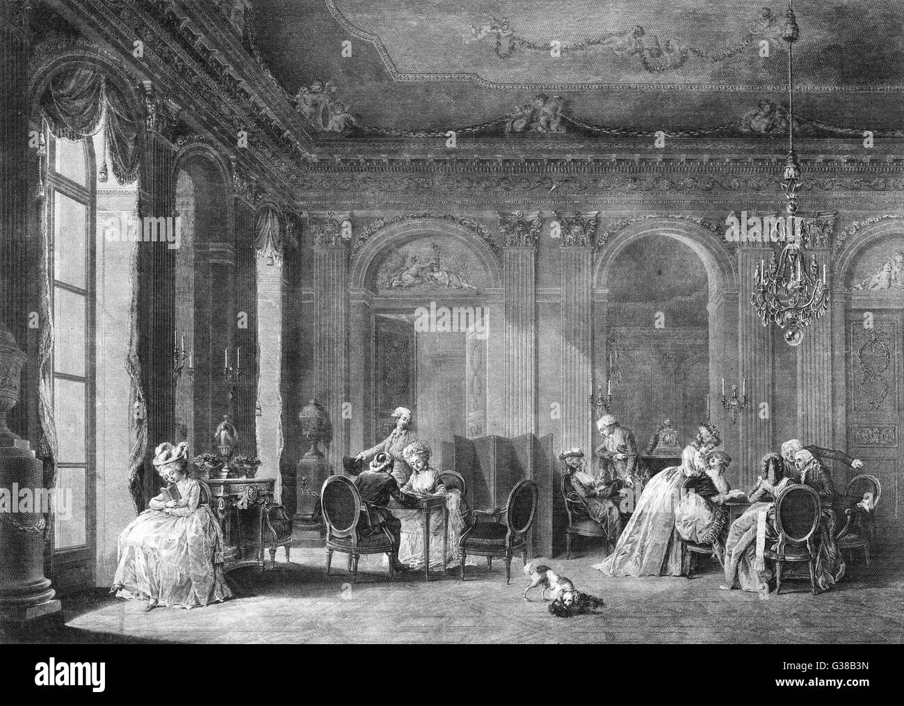 18th century salon hi-res stock photography and images - Alamy