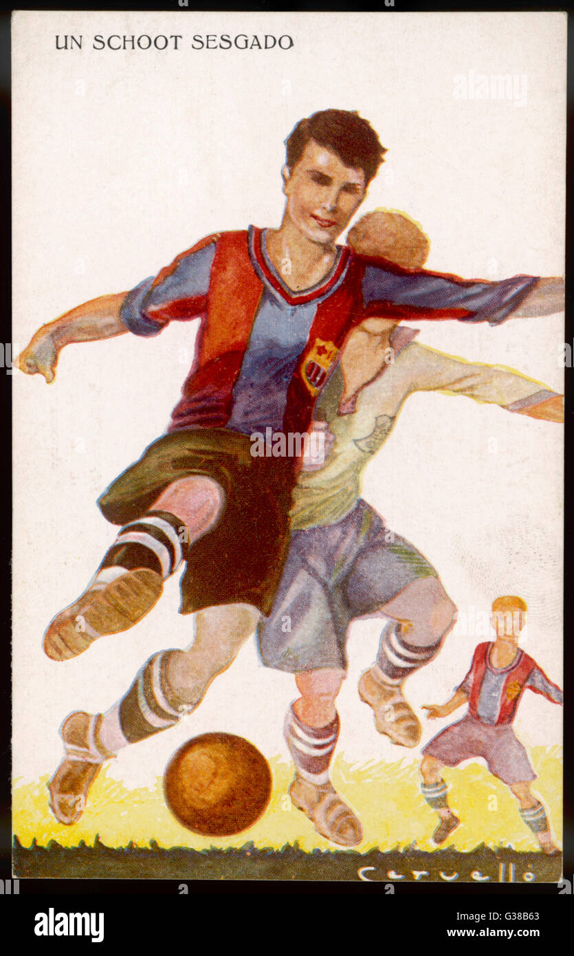 Spanish boys playing football hi-res stock photography and images - Alamy