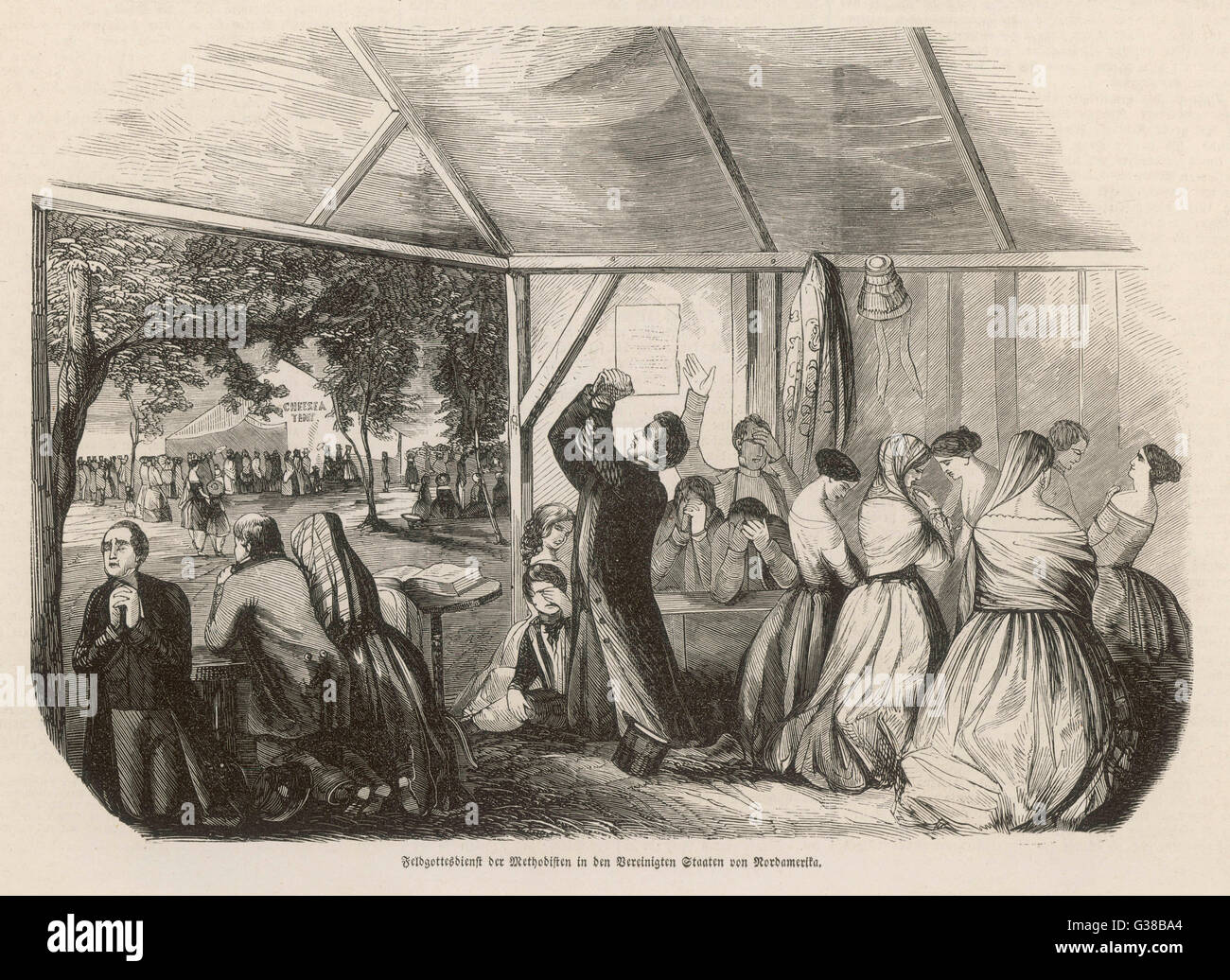 Camp meeting 1852 hi-res stock photography and images - Alamy