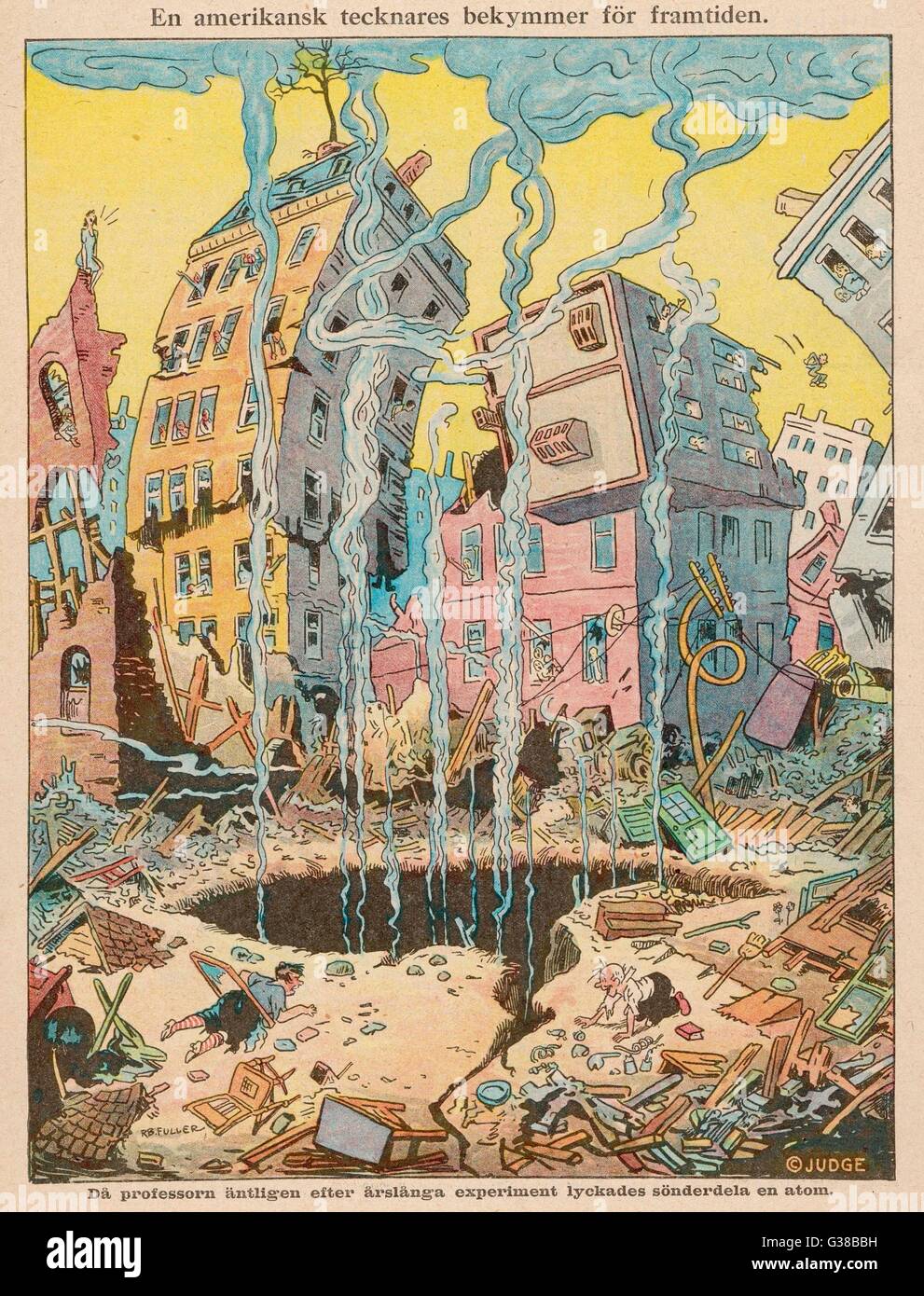 The professor splits the atom with devastating results. Date: 1927 ...