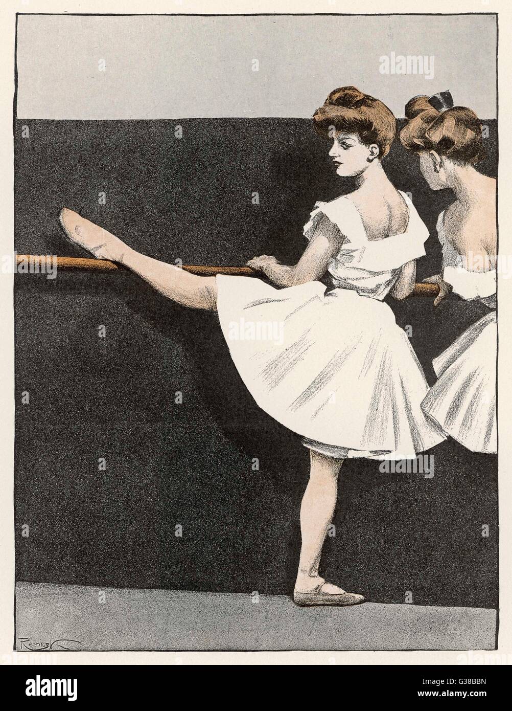 Ballet bar exercises hi-res stock photography and images - Alamy