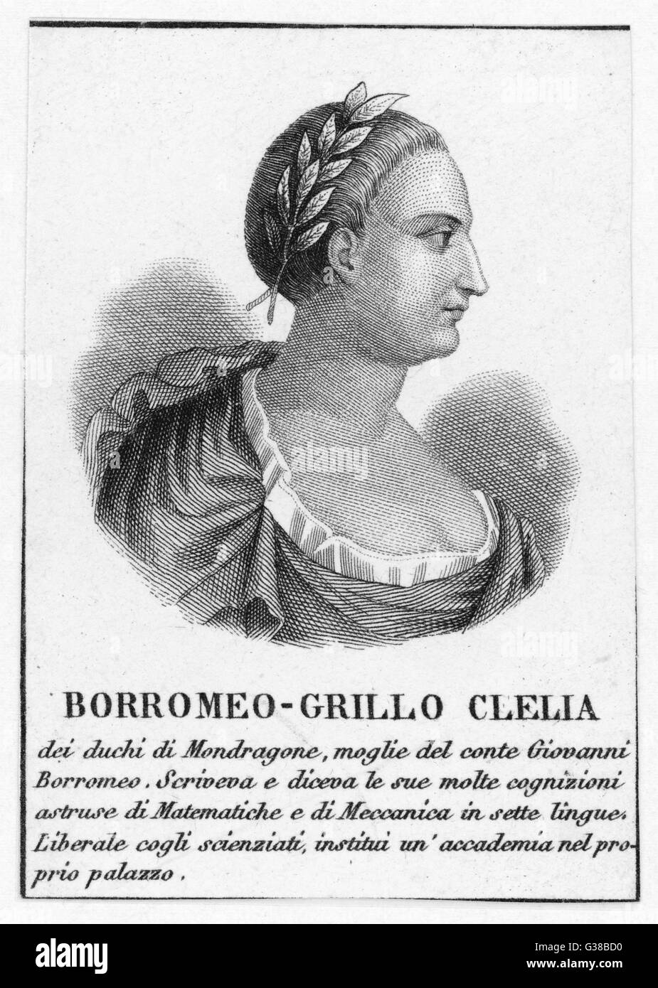 Clelia Black and White Stock Photos & Images - Alamy