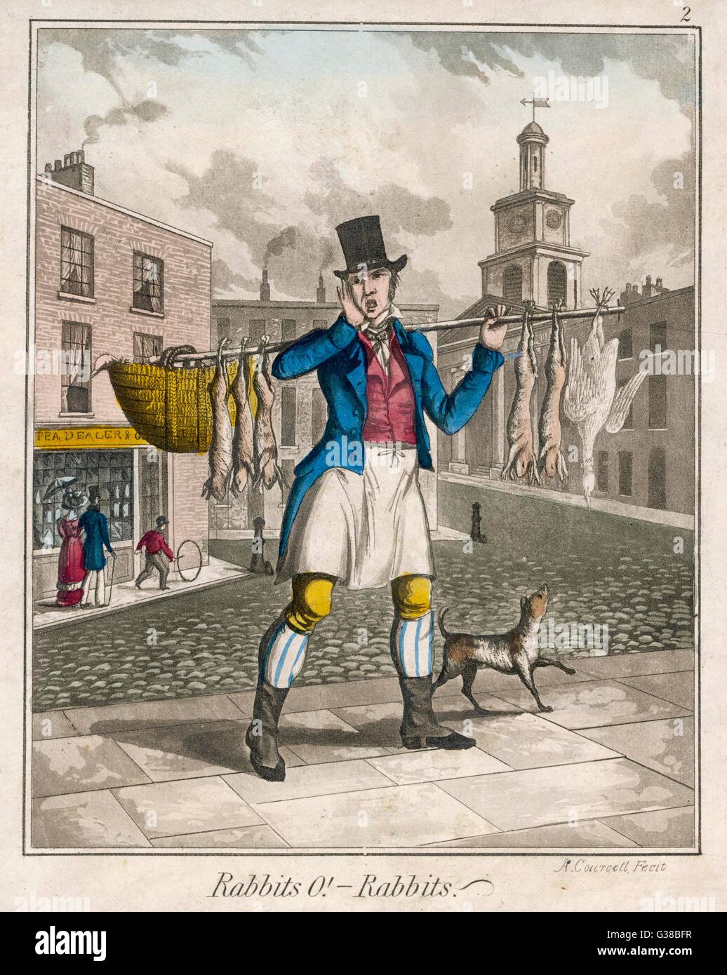 RABBITS & GOOSE FOR SALE Stock Photo - Alamy