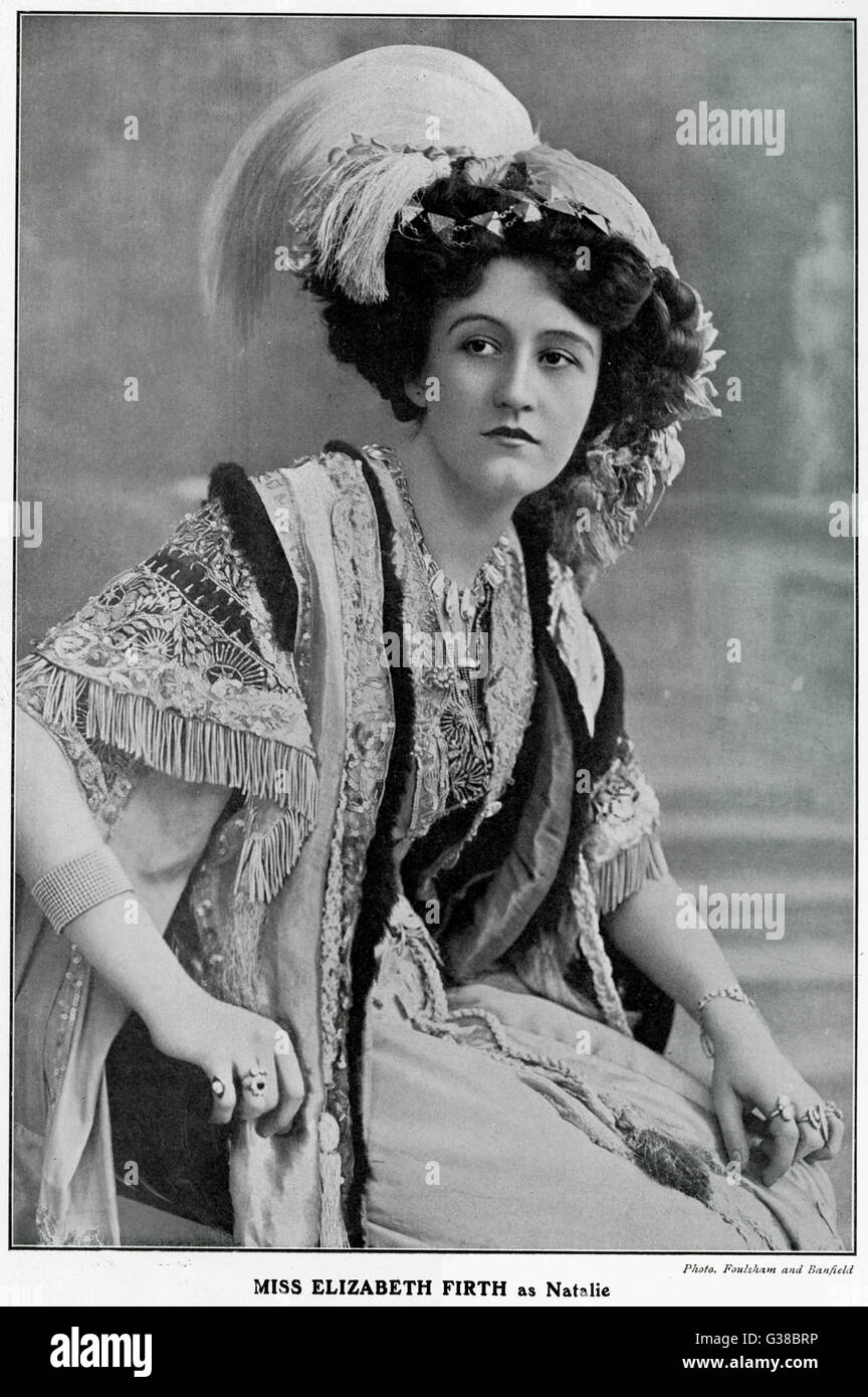 Actress elizabeth firth as natalie hi-res stock photography and images ...