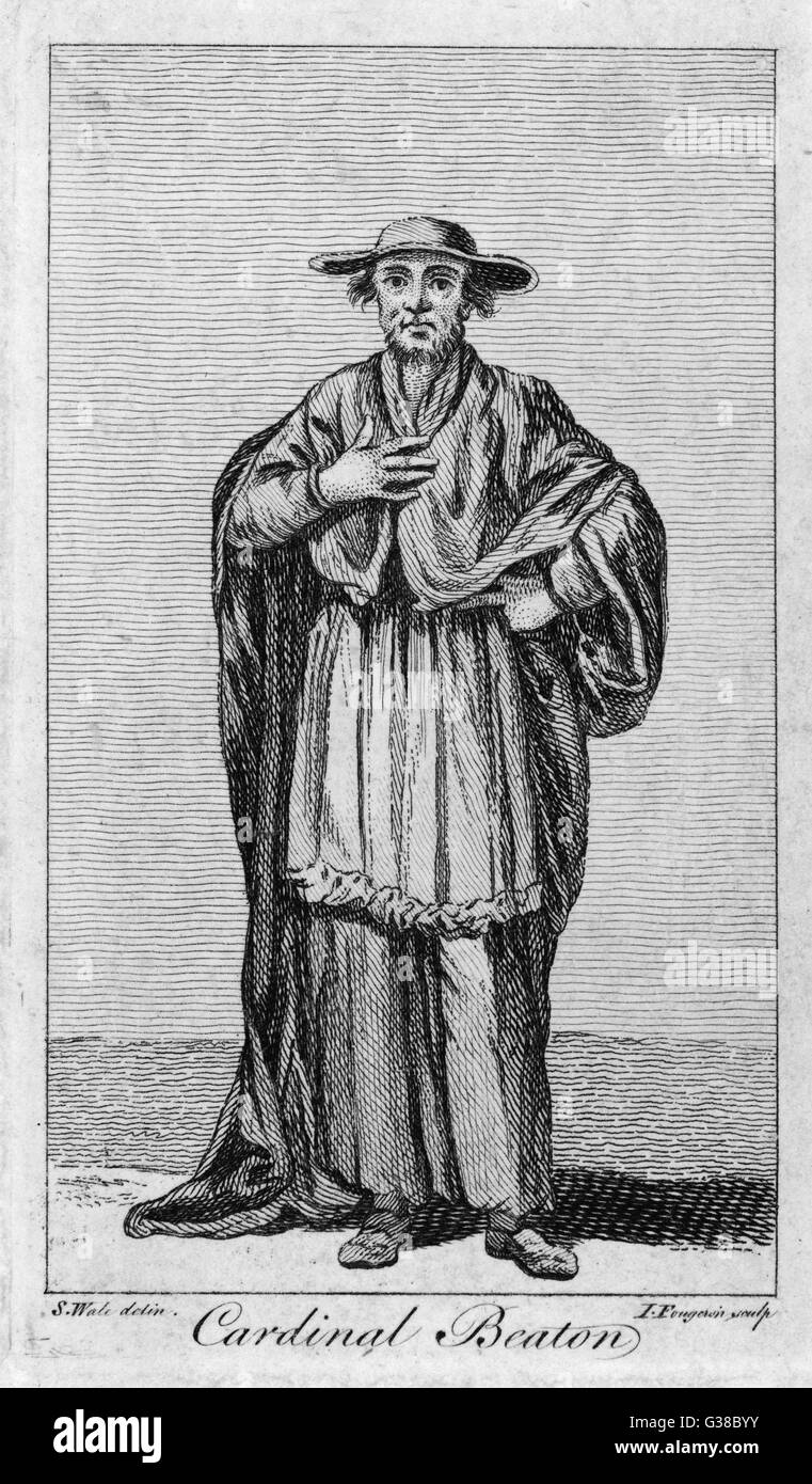 Cardinal David Beaton Stock Photo - Alamy