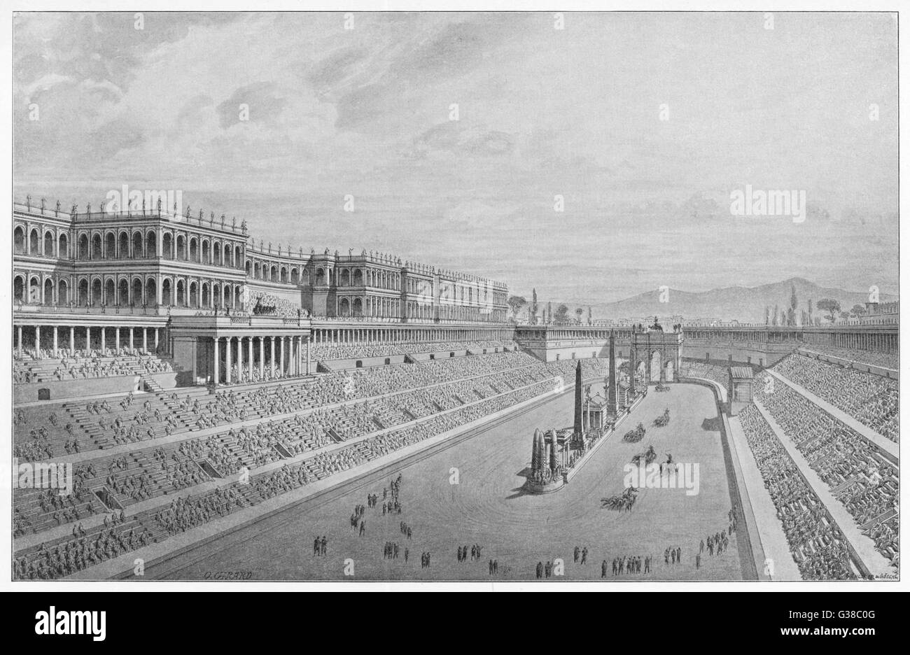 Chariot race circus maximus hi-res stock photography and images - Alamy