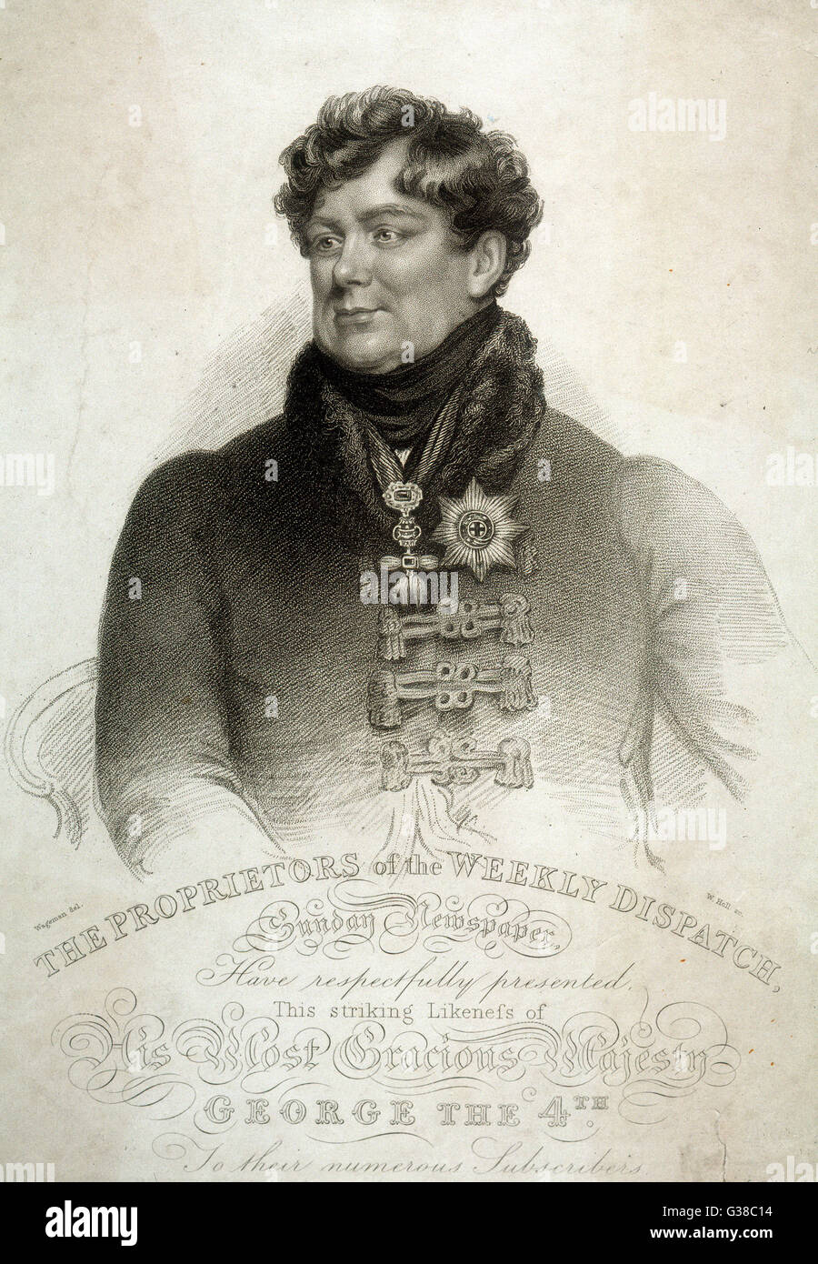 Portrait king george hi-res stock photography and images - Alamy