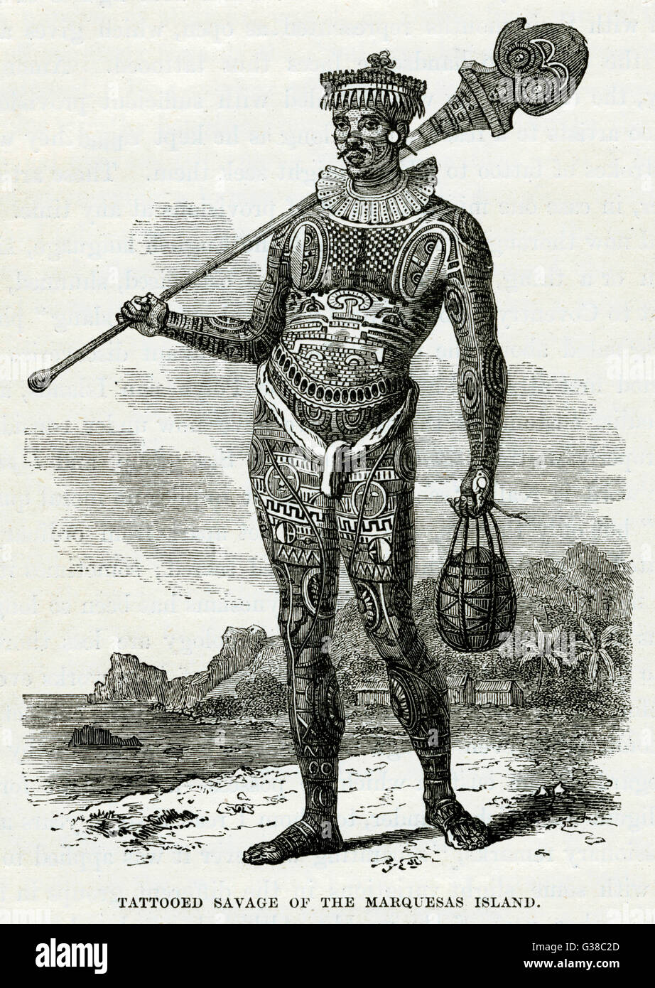 Marquesan tattoo hi-res stock photography and images - Alamy