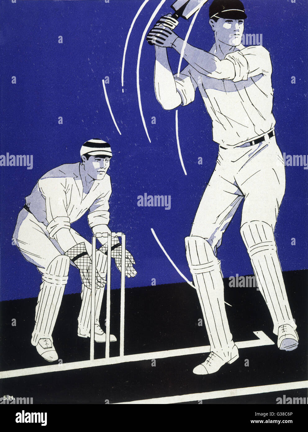 Cricket art hi-res stock photography and images - Alamy